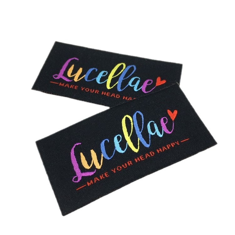 Custom Iron on Labels for Clothing Logo Labels Adhesive Fabric Labels ...
