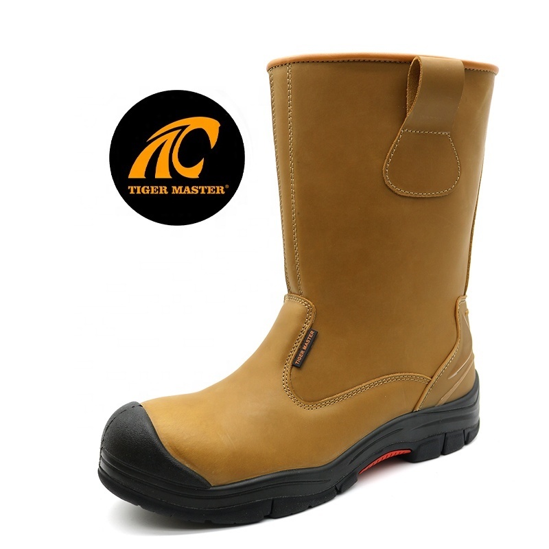 Heat resistance oil resistant rubber sole anti puncture composite toe ...