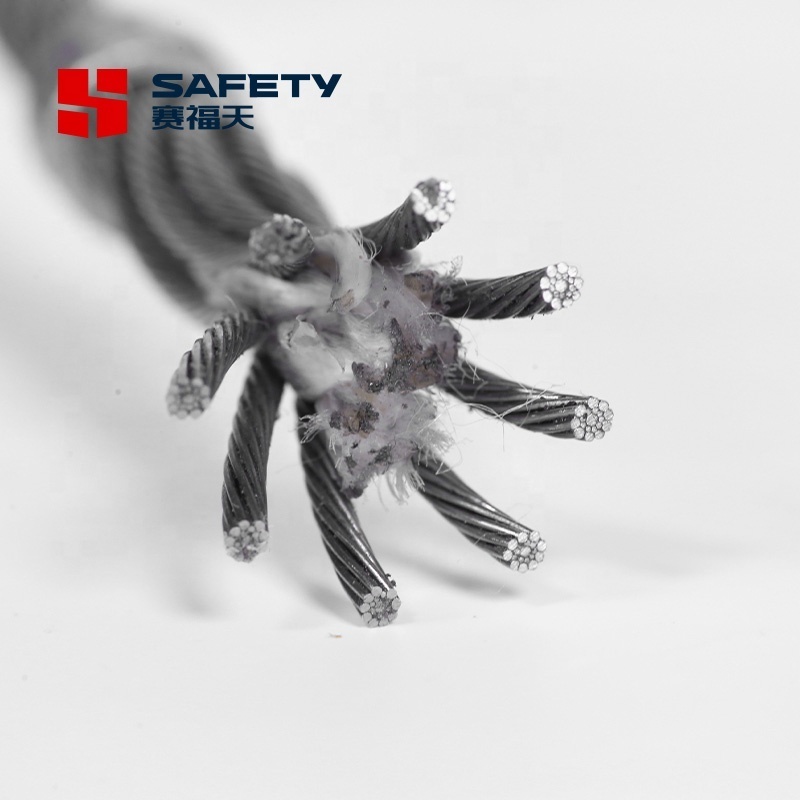9*21f 9X21f Steel Core Wire Rope Elevator Lift Cable Cord 1570MPa 1770MPa 1960MPa Manufacturer ...