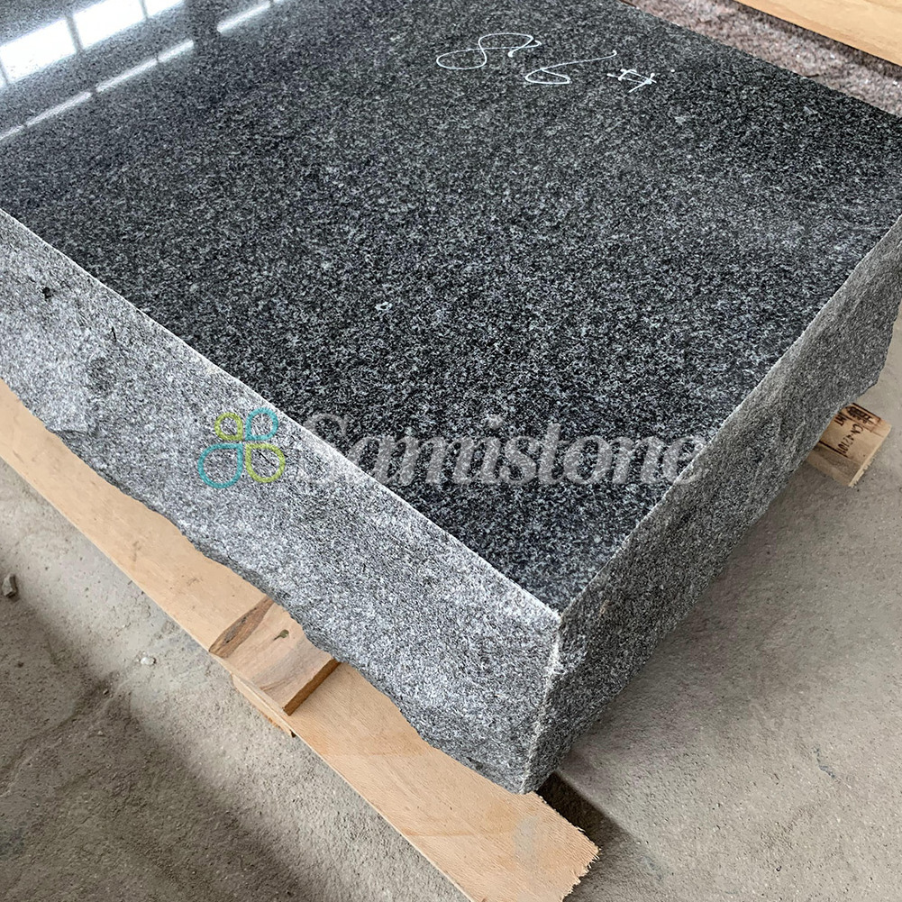 Tree Wood Carving Tombstone Upright Headstone Black Granite American ...