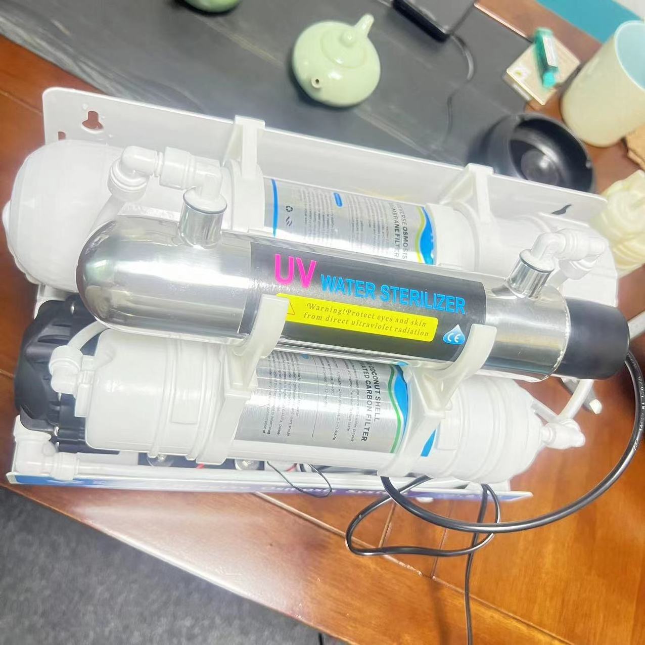 water purifier machine High-Flow Rate 6-Stage UV Water tank System ...