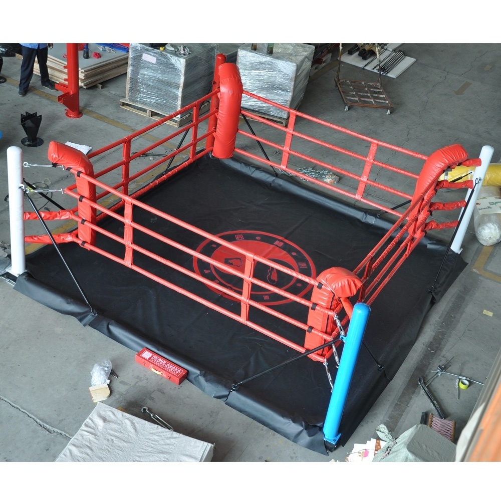 Factory high quality Wrestling AIBA approved MMA boxing ring used ...