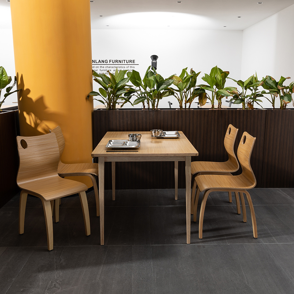 Classic Canteen Cafeteria Furniture Cafe Shop Restaurant Dining Table ...