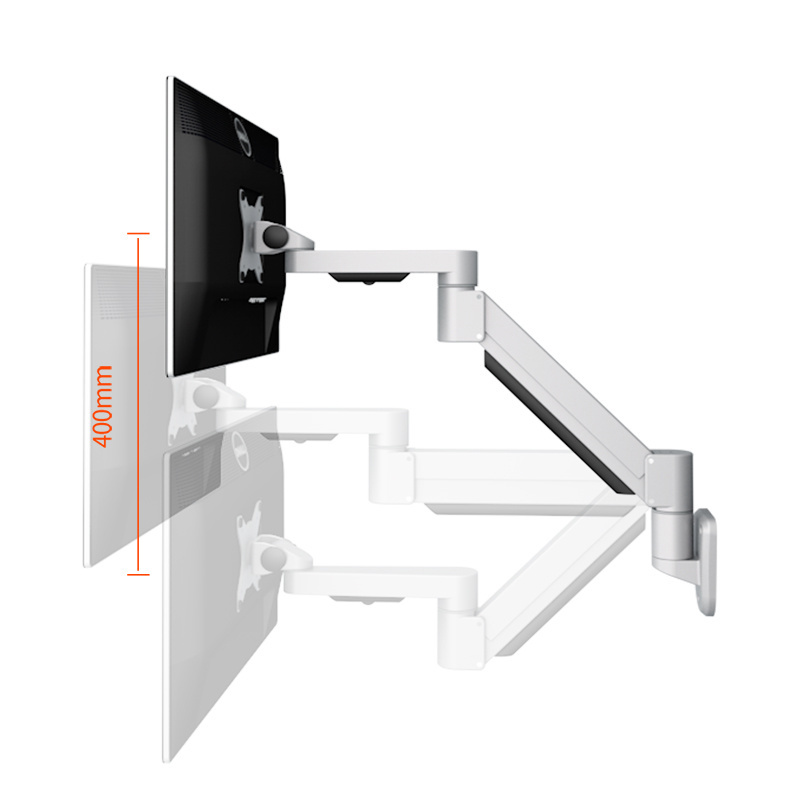 Wall mount gas spring single arm bracket Swing arm wall bracket for ...