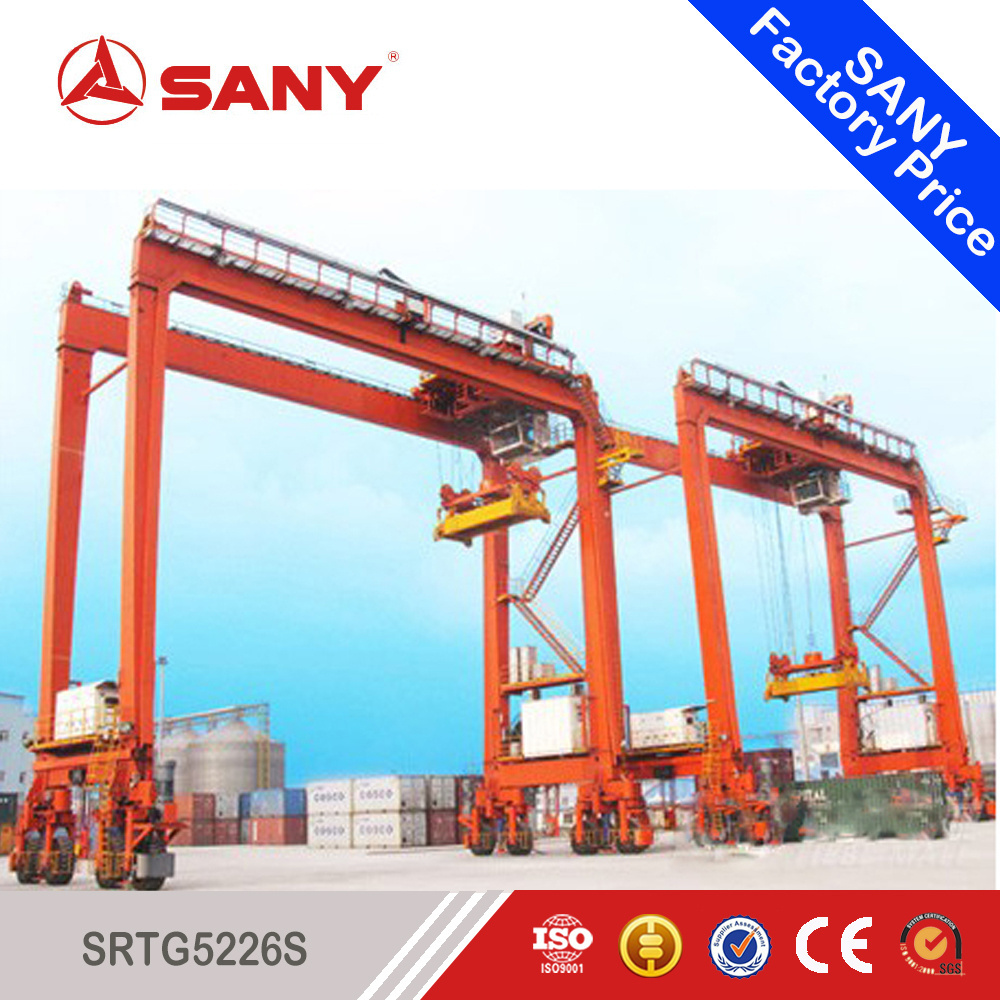SANY SRTG5226S Rubber Tyre Container Gantry Crane Highly Efficient of ...