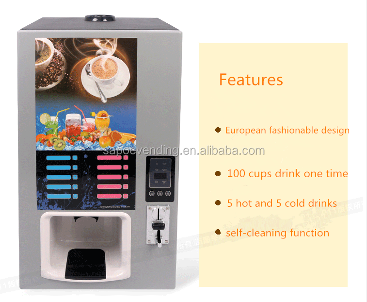 hot & cold drink vending machine organic coffee durian coffee ...