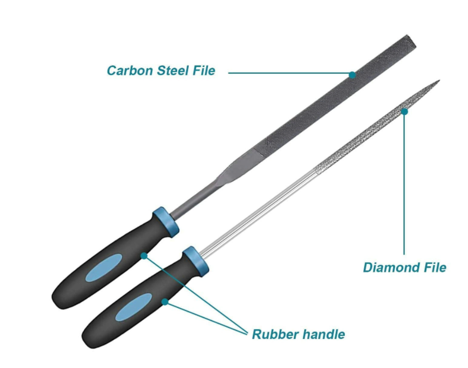 Wood Grinding Mini Metal File Assorted Rasp smooth half round steel ...