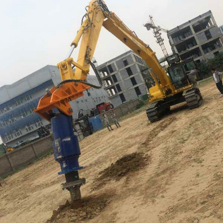excavator mounted hammer pile driver Hydraulic Pile Driving machine ...