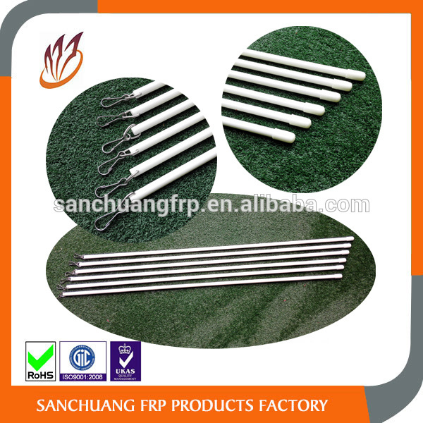 Fiberglass curtain draw rod with stainless steel snaps for curtain wand ...