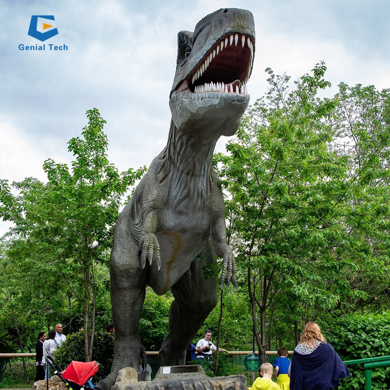 The Theme park large attraction realistic animatronic dinosaurs model ...
