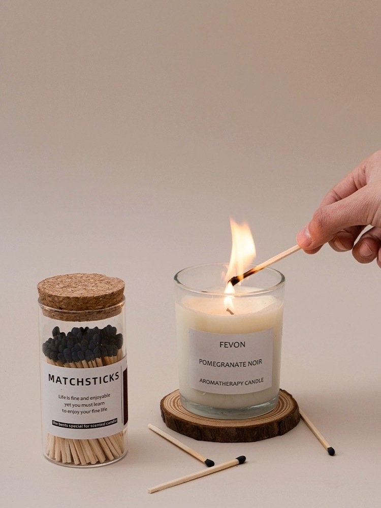 Custom Matches Glass Bottle Vintage Match Bottle Vintage Wood Fragrance ...