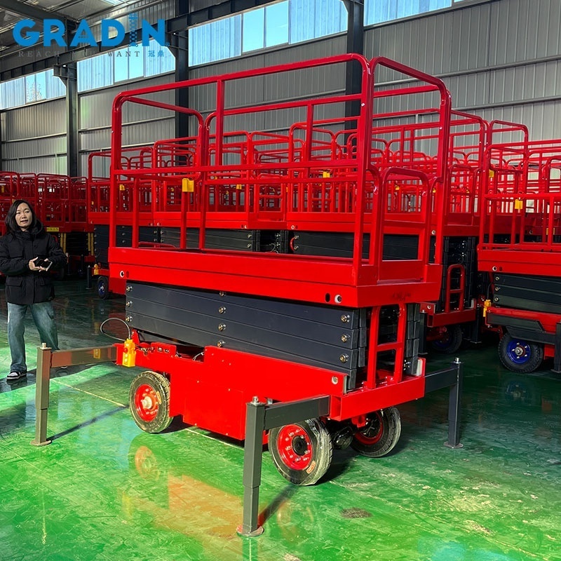 4m hydraulic scissor lift platform for cars Electric Hydraulic Mobile ...