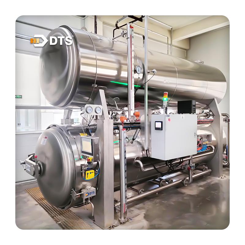 Automatic High Pressure Canning Food Sterilization Double Layer Retort ...