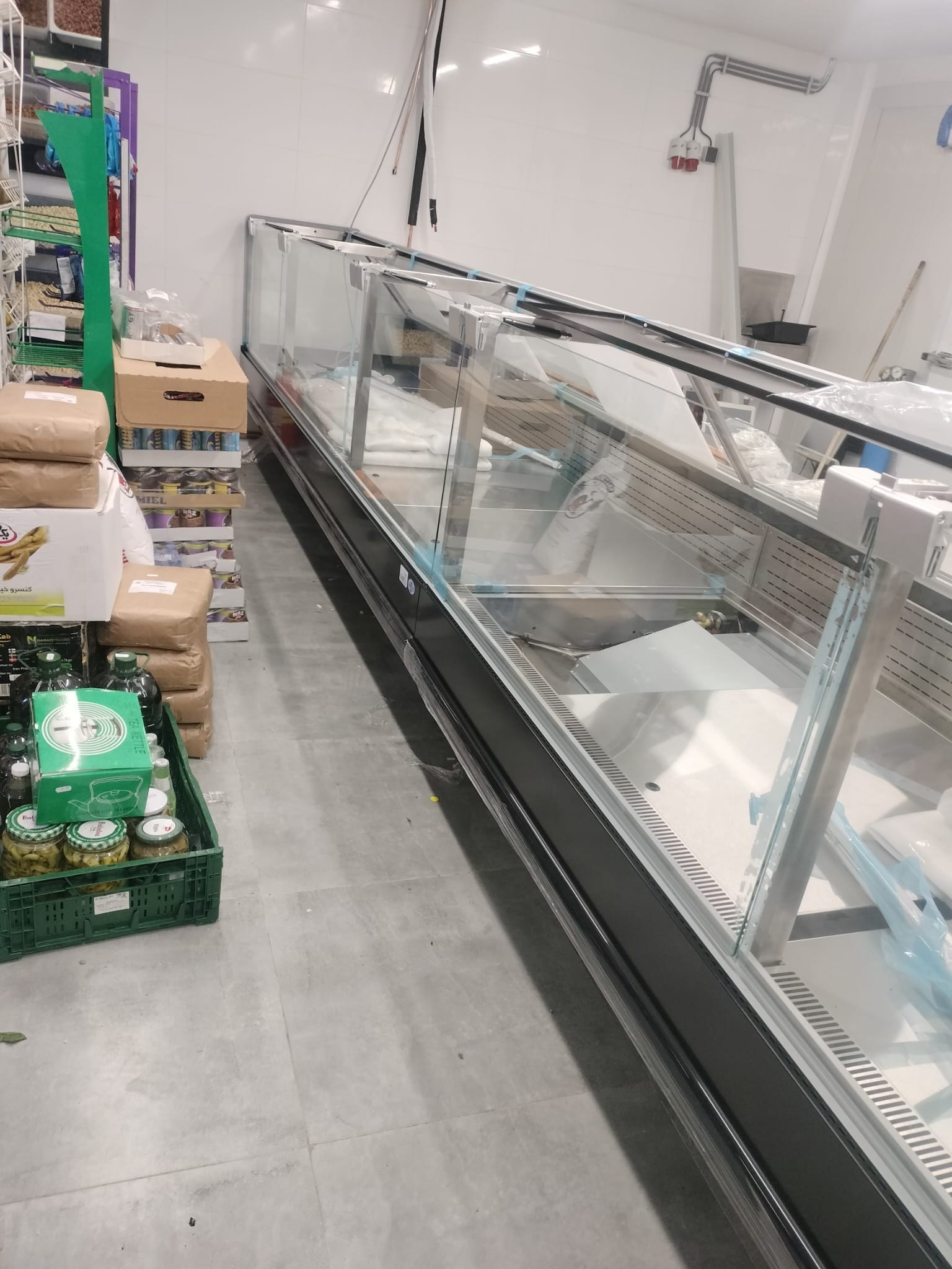 Commercial Butchery Supermarket Fridge Equipment Showcase Fresh Meat ...