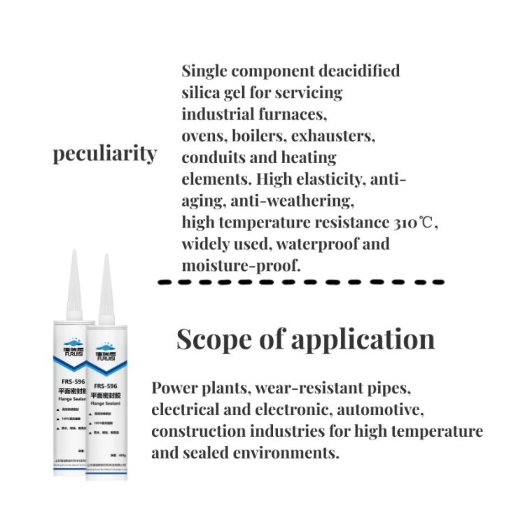 Industrial Type Heat Resistant Liquid Sealant 596 High Temperature ...