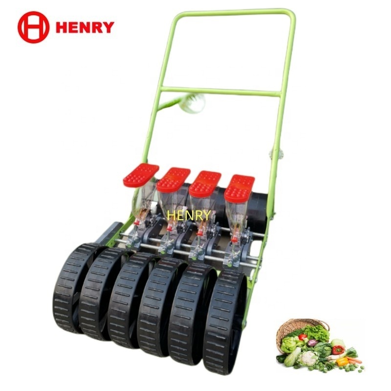 onion seed planter vegetable seed planter manual hand push vegetable seeder planter ...