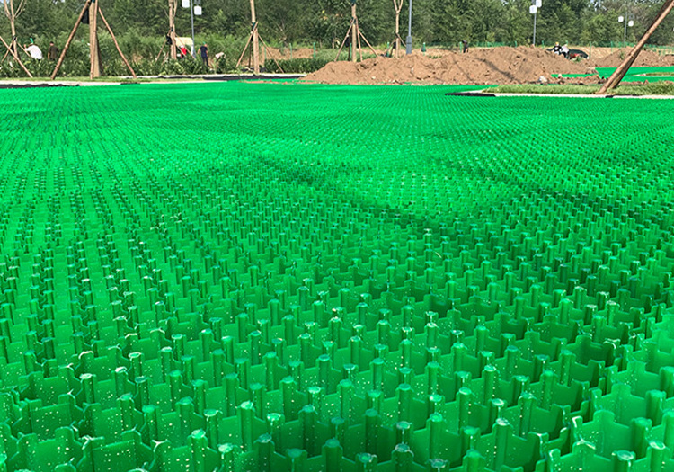Plastic hdpe honeycomb mesh driveway concrete plastic mesh gravel ...