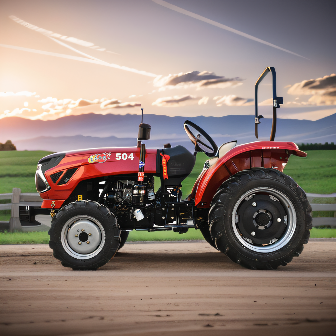 Diesel Power Tractors Mini 4x4 Farming Machine Agricultural 50 Hp Farm ...