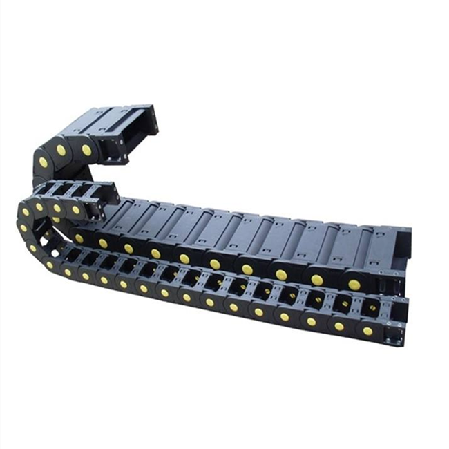 CNC machine Nylon open flexible cable tray energy cable chain drag ...