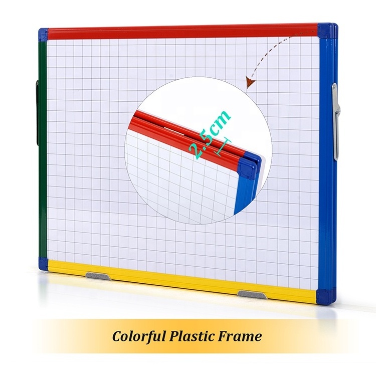 Small whiteboard tabletop dry erase magnetic white board stand portable ...