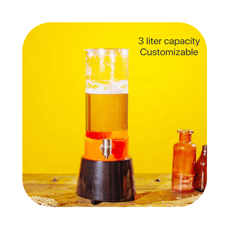 Custom bar light up Beer Tabletop Desktop Beer Tower led Light up Cold ...