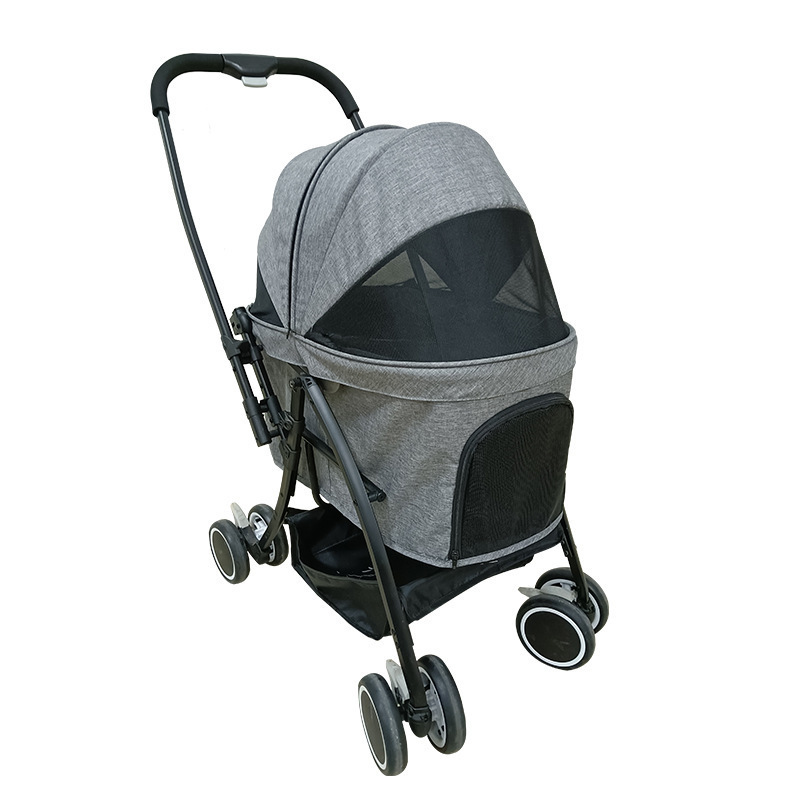 Double Direction Folding Dog Travel Carrier Collapsible Two-Way Pet ...