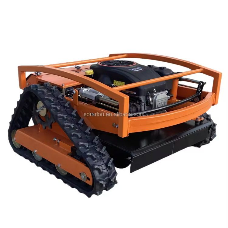 Crawler Type 16 HP Mowers Cordless Lawn Mower Remote Control Slope ...