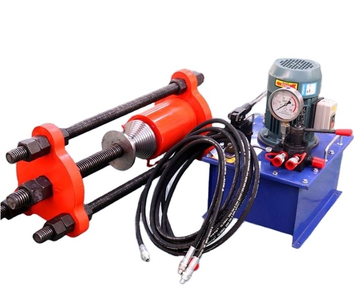70 ton 100 ton manual electric portable track chain pin pressing ...