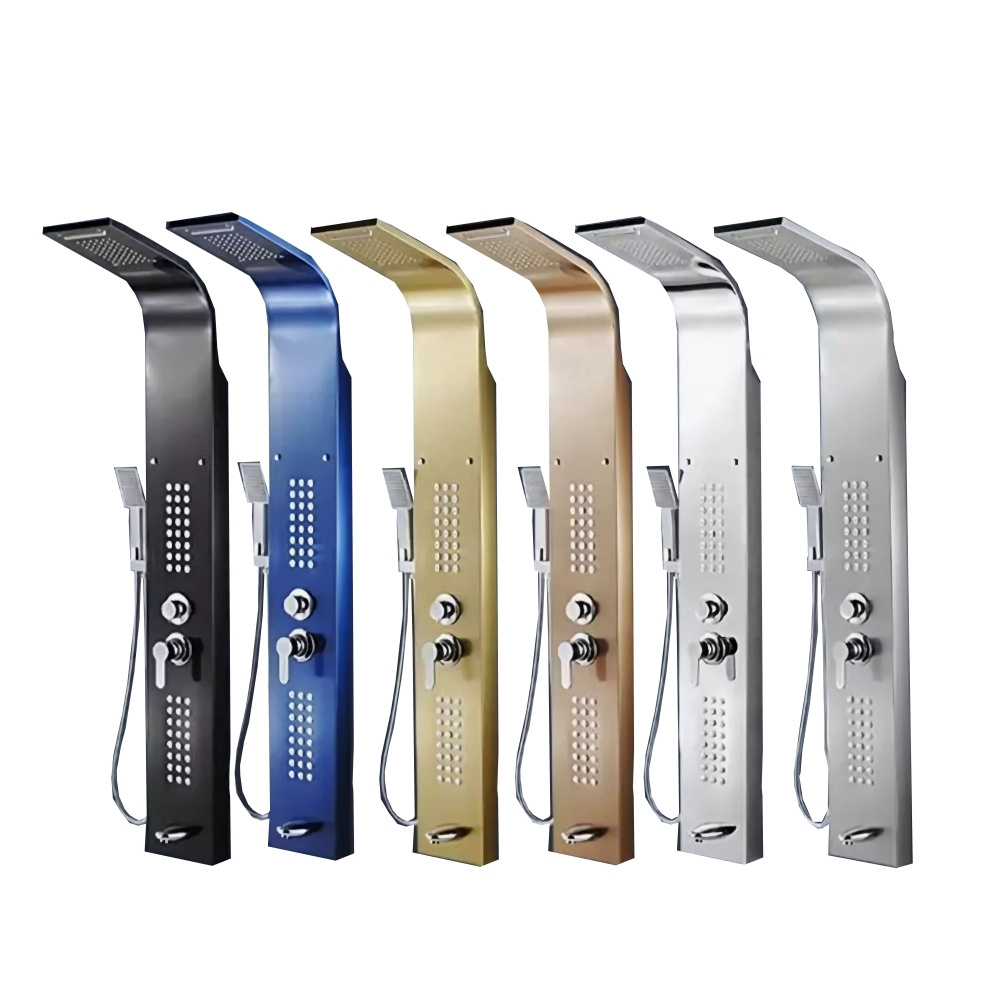 WT-SP01 Bathroom 304 Stainless Steel Waterfall Spa Shower Panel ...