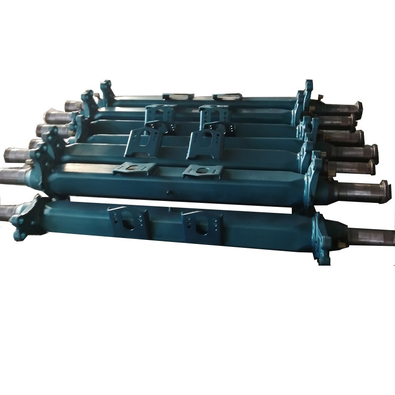 2 Axles Semi Truck Trailer Spare Axl Rear Low - Bed Series Axle Trailer ...