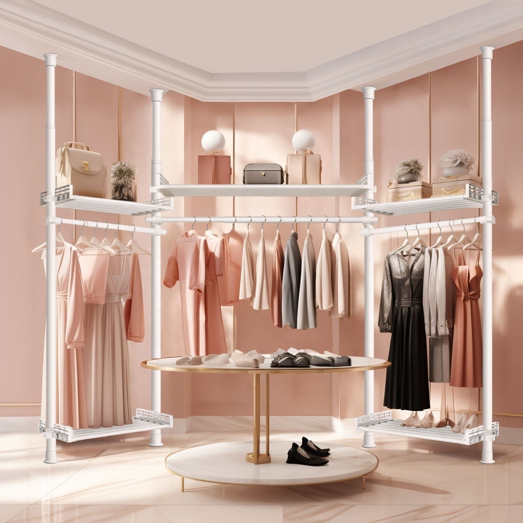 ODM/OEM Clothes Storage Portable Wardrobe Metal Walk In Closet Systems ...