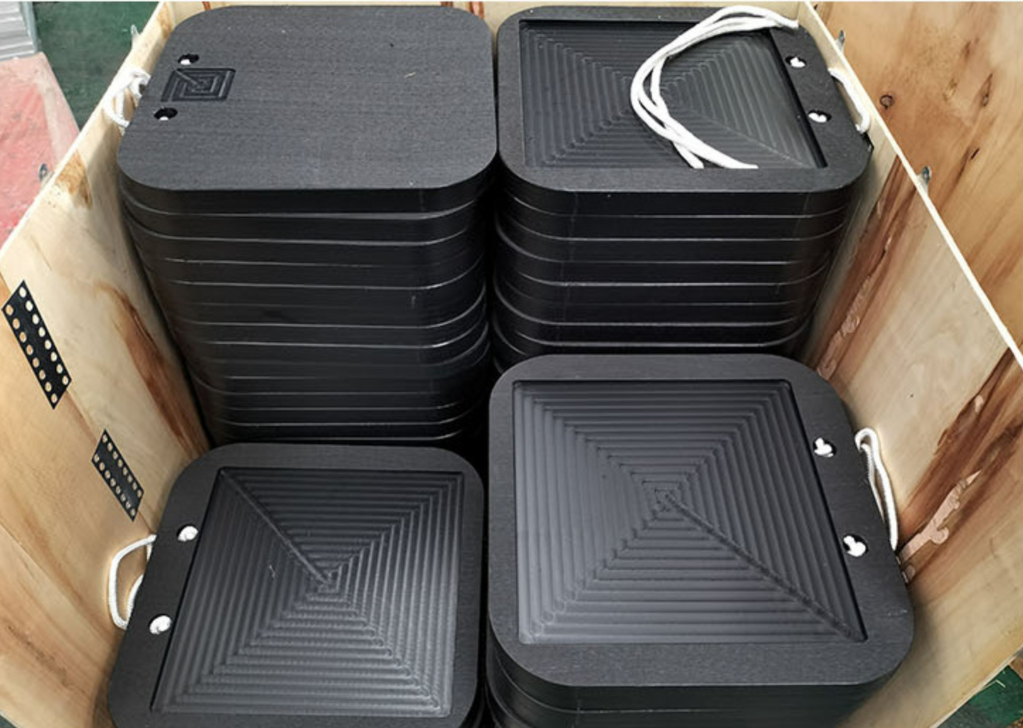 multi-function unbreakable outrigger pad oil drilling rig mats/heavy ...