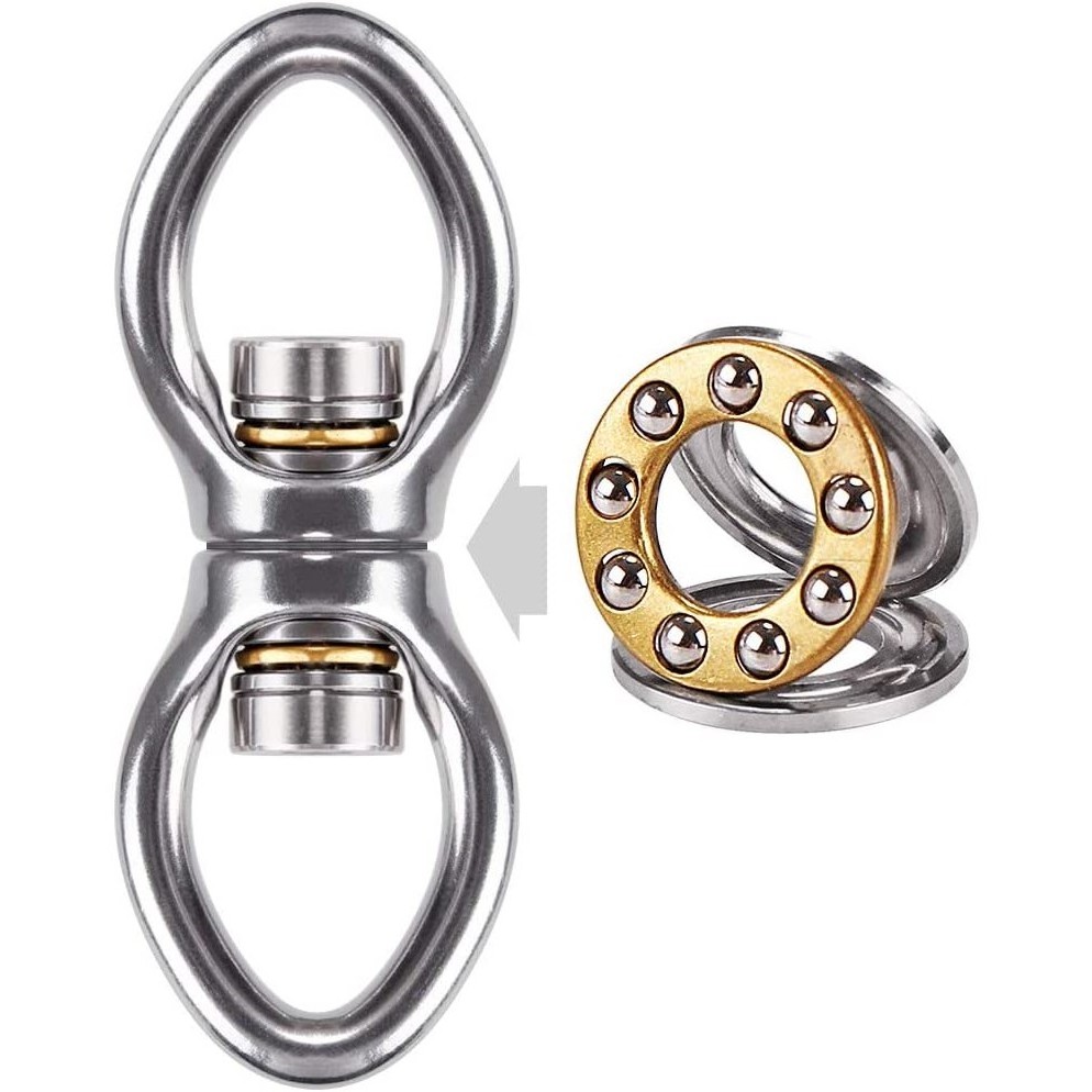 Safest Rotational Device Swing Swivel Hanging Accessory with Carabiners ...