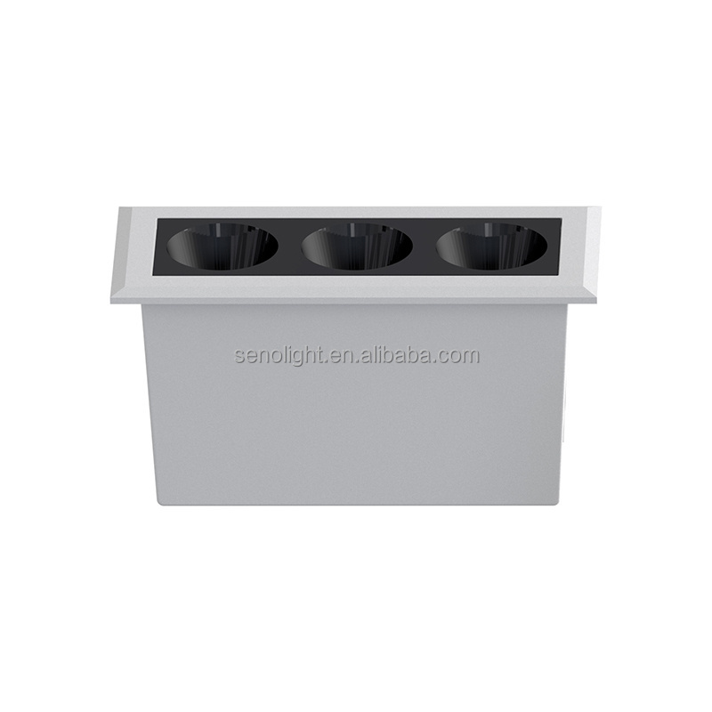 Matt white housing square led linear down light led ceiling spotlight ...