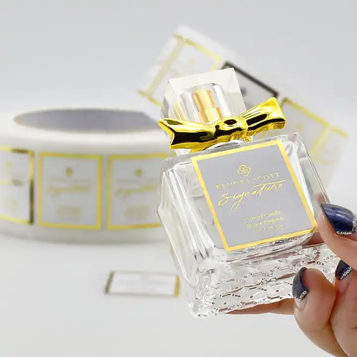 Custom Transparent PVC Bottle Labels Stickers Waterproof Cost-effective ...