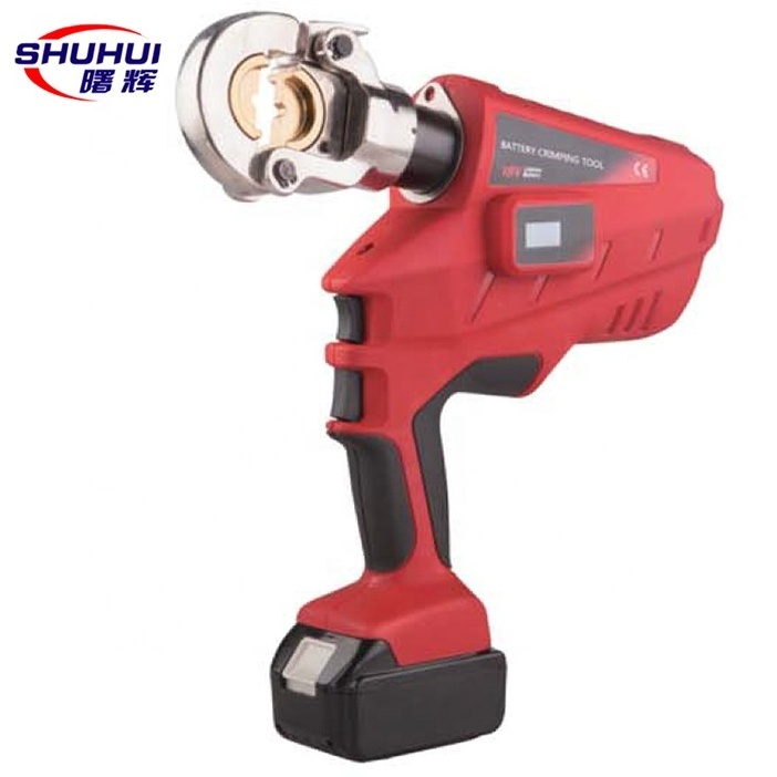Battery Cu10-120mm2 Powered Cable Lug Crimping Tool Cordless Pipe ...
