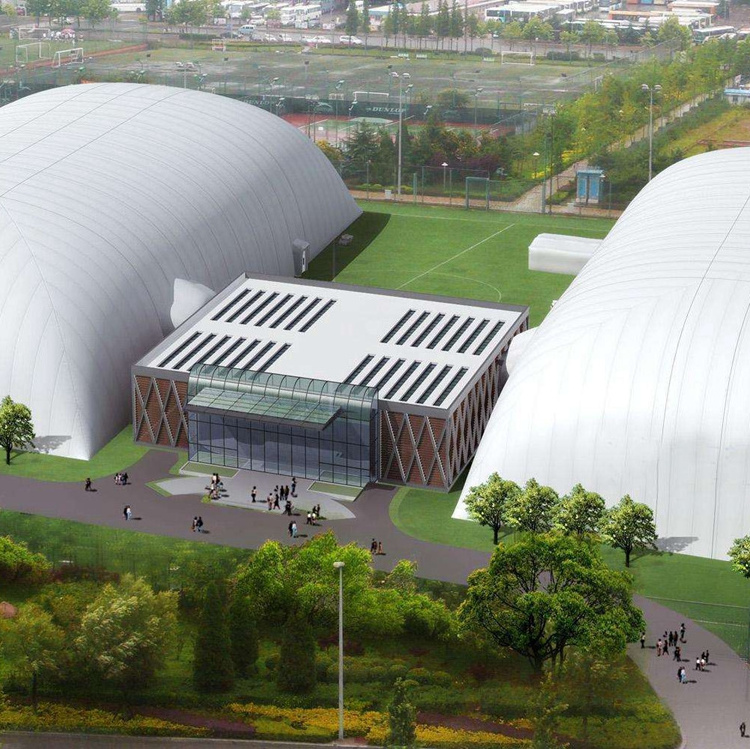 inflatable membrane big tent membrane tent formed concrete pressure ...