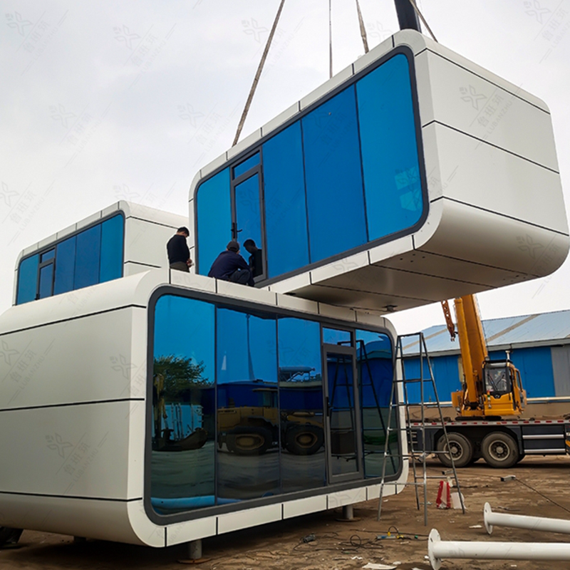 Cat Wood Prefabricada Kit Madera Indooraw Con Piscina Acero 2 Piso Tv Stand Tiny House Villa ...