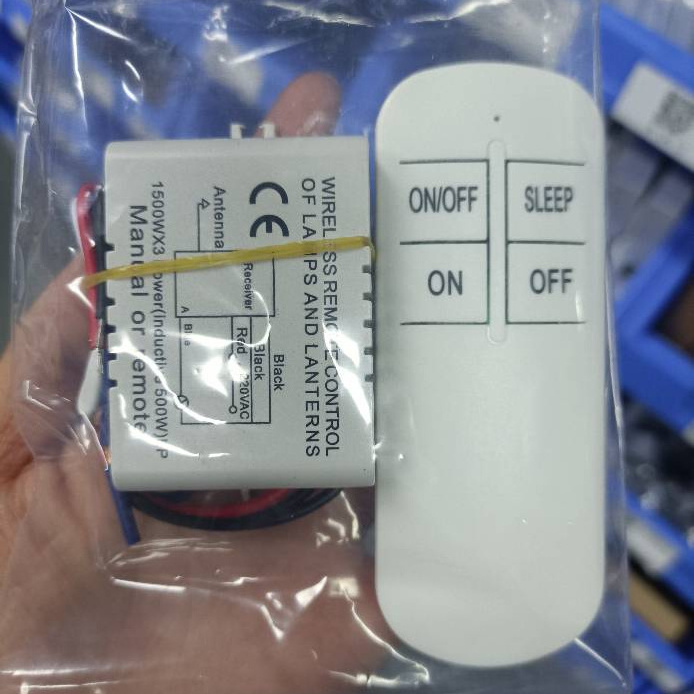 1/2/3 Way AC220V RF Remote Digital Wireless Controller Remote Control ...