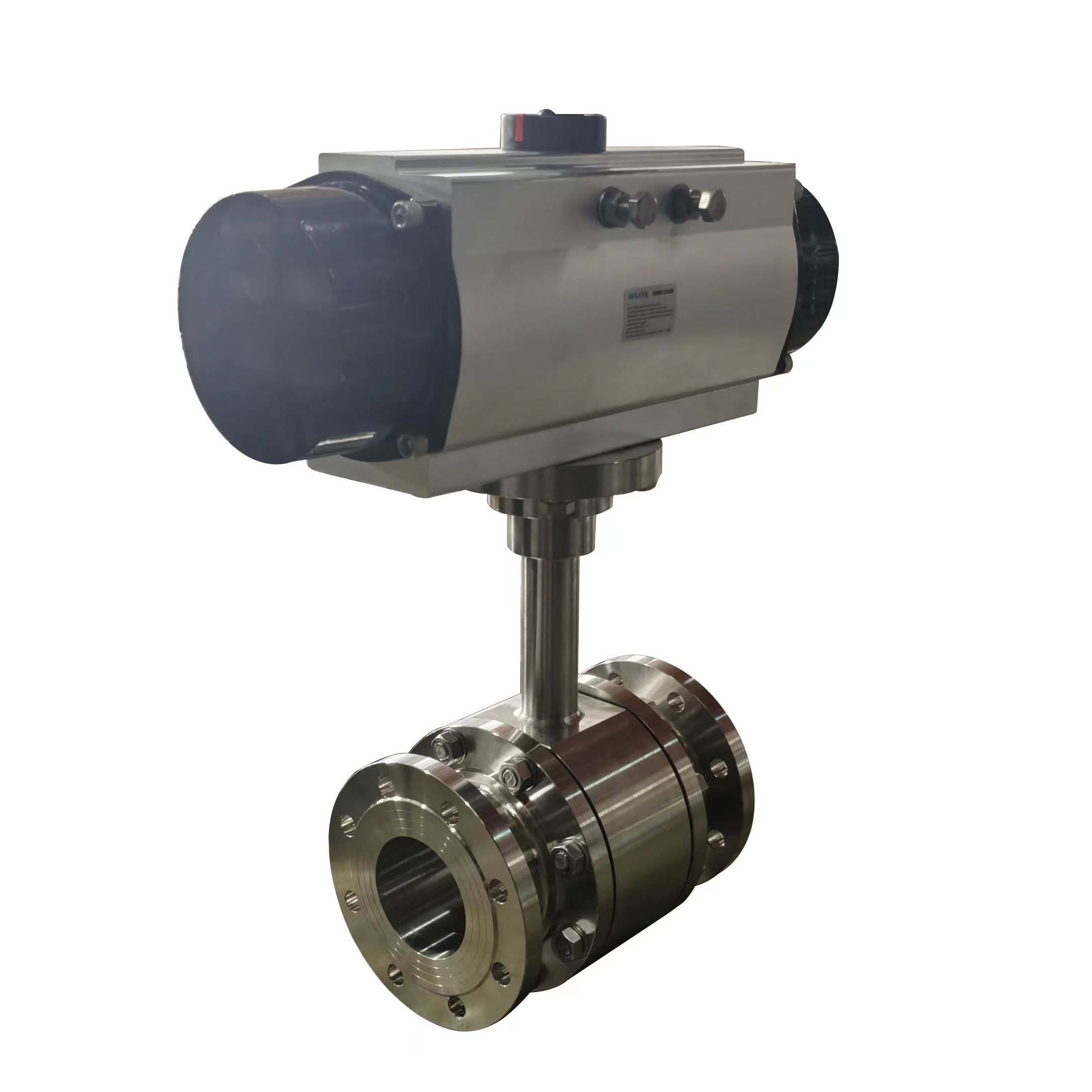 Full bore ball valve PN100 Flange Type API F316 Stainless Steel Metal ...