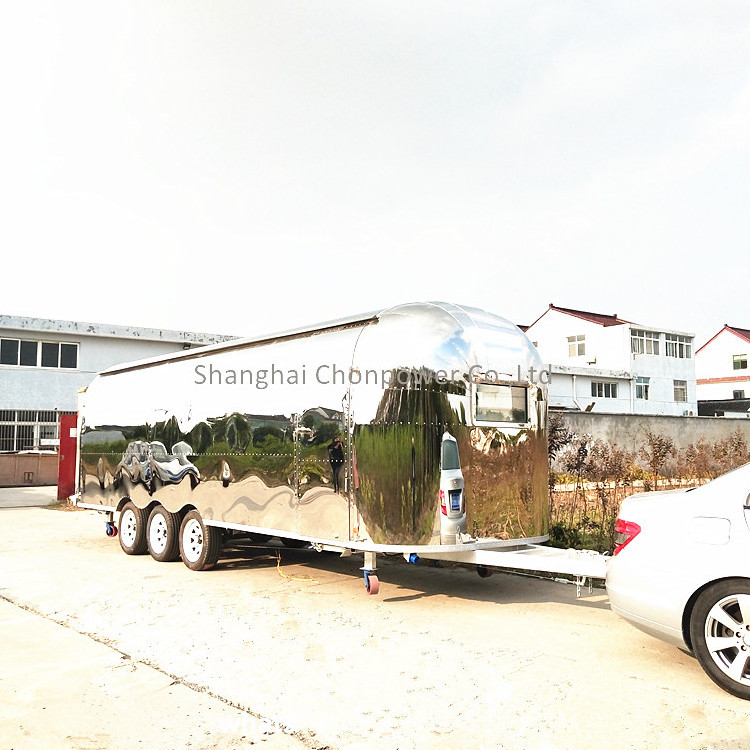 Chonpower 7.4m Mobile Airstream food truck / Caravan Trailer / Food ...
