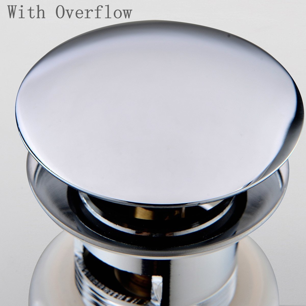 Stainless Steel Wash Basin Drain Pop Up Bathroom Lavatory Sink Drain ...