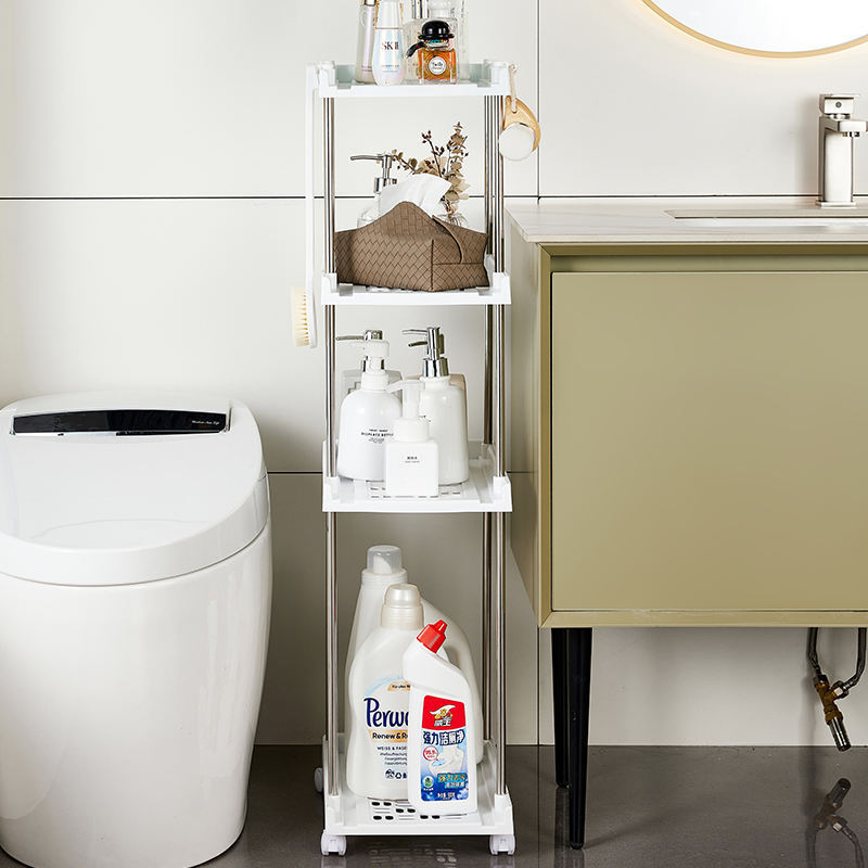High Quality Bathroom Standing Shelf Organizer Units For Kitchen Living ...