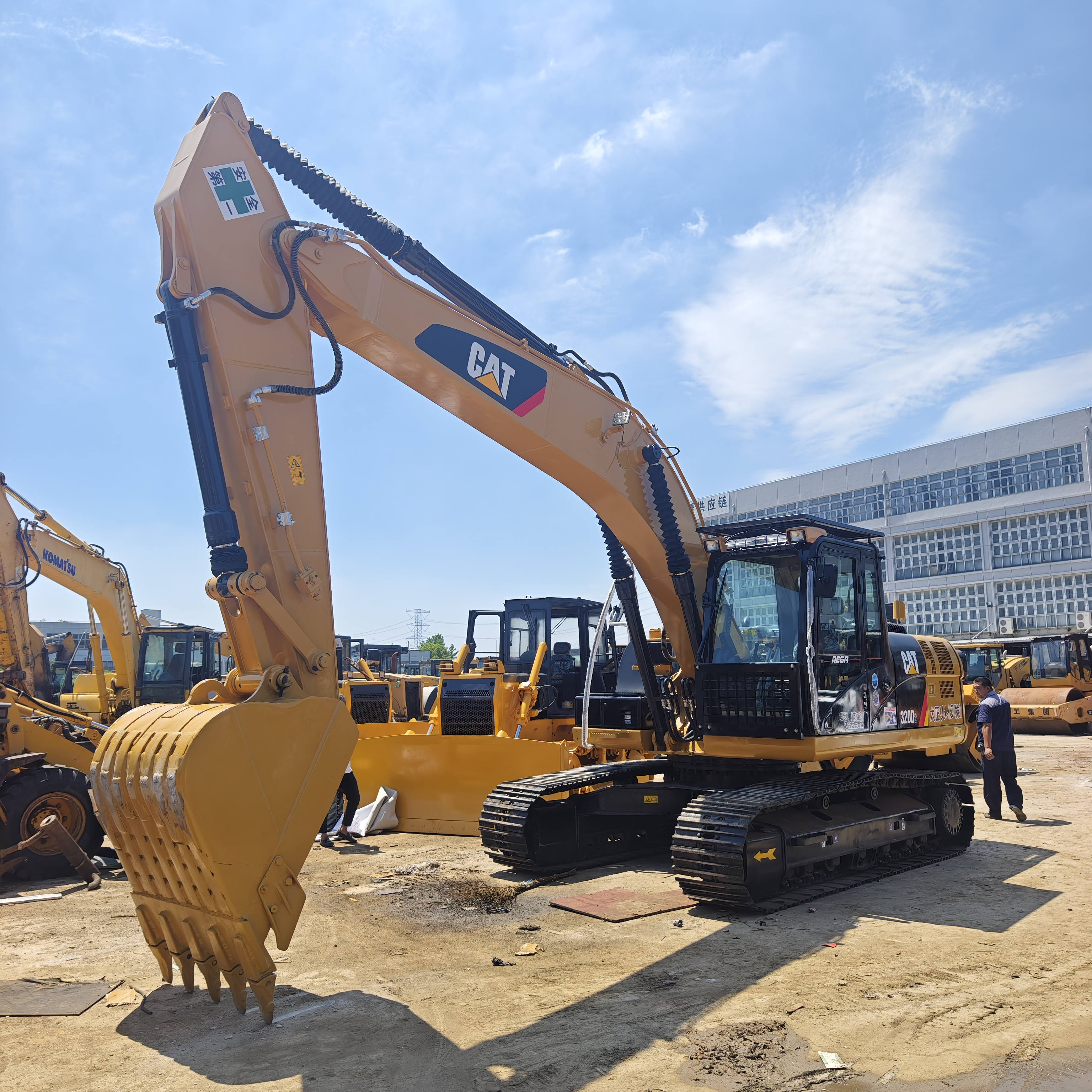 Good condition 320D2 caterpillar excavator used machine cat 320d 320c ...