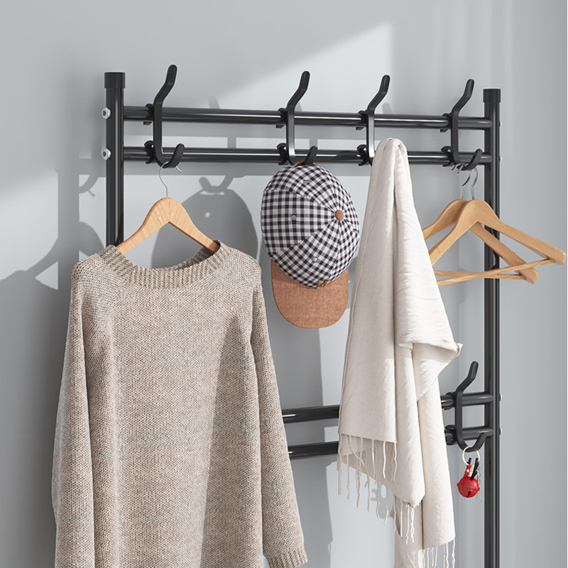 Stainless Steel Shoe Shelf Wall Mounted Shoe Rack Organizer Space ...