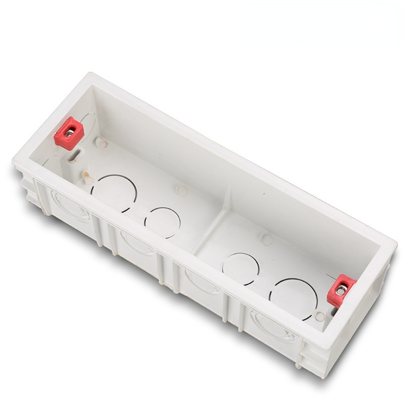 118 type 50H PVC mounting box Electrical enclosure white switch socket ...