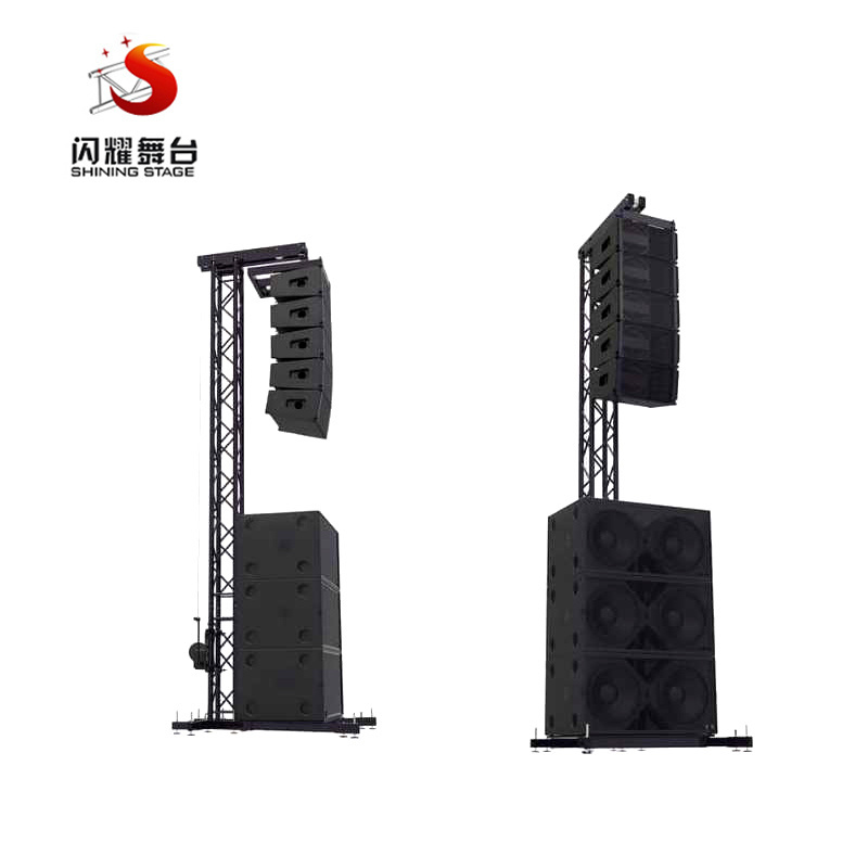 Aluminum Portable Audio Line Array Lifting Tower Speaker Truss ...