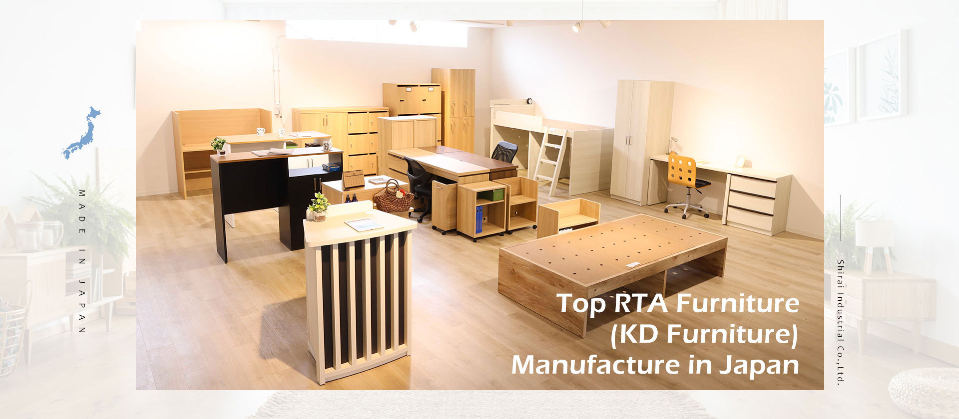 Solid wood ready to assemble furniture store