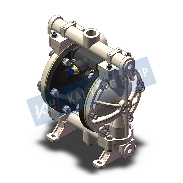 KY 1/2 Inch Chemical Diaphragm Pump For Strong Acid And Alkali Chemical ...