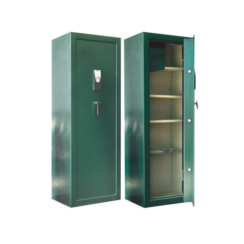 Electronic digital lock gun safe with 3 shelves and lockable ammo box ...